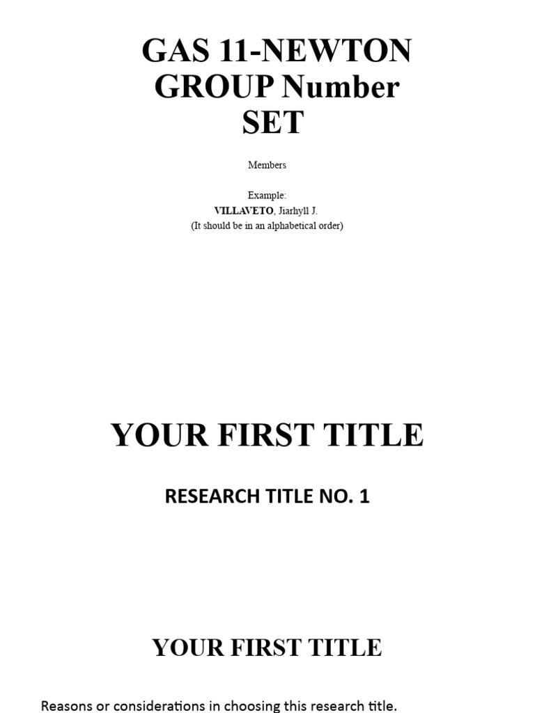 Sample PPT Research Title Proposal | PDF Sample PPT Research Title Proposal | PDF