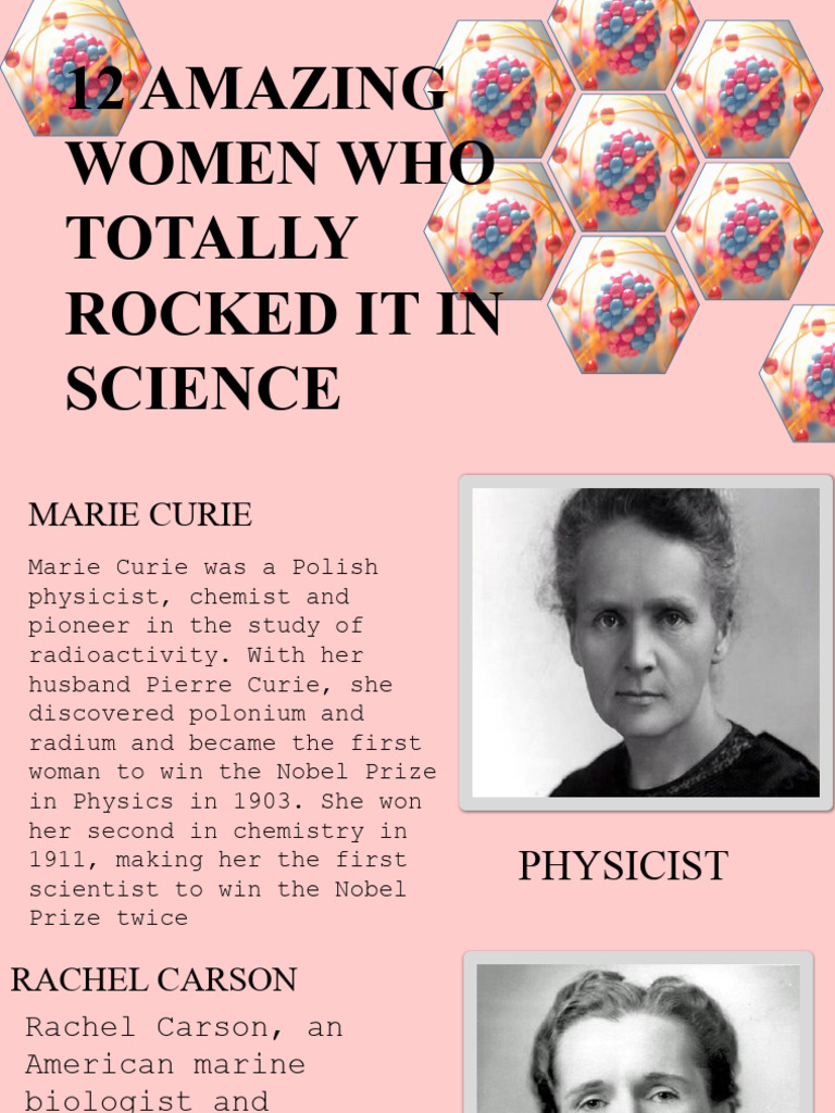 12 Amazing Women Who Totally Rocked It in Science | PDF