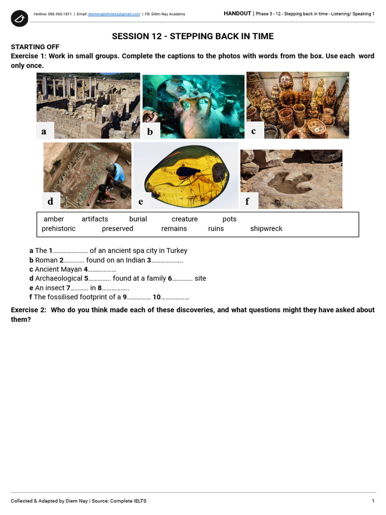 Handout - Phase 3 - 12 | PDF | Archaeology