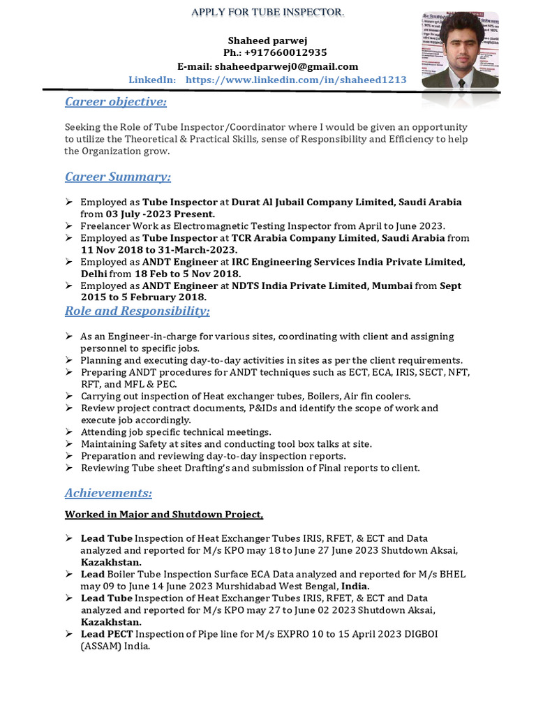 Shaheed- CV only | PDF | Mechanical Engineering | Building Engineering