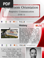 UM Tagum College Vision and Core Values | PDF