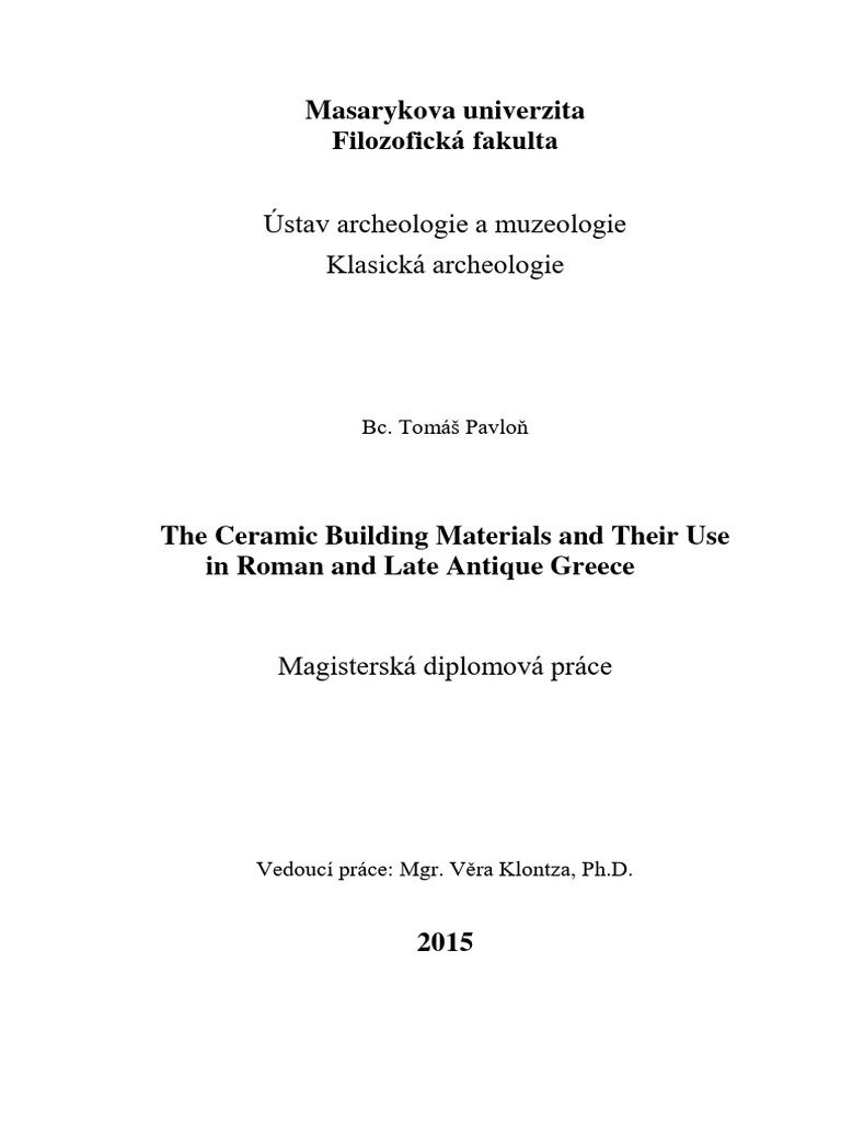 Master Thesis Final Pavlon | PDF