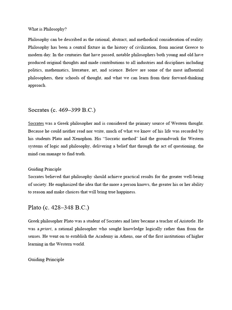 Influential Philosophers & Ideas | PDF | Immanuel Kant | Aristotle