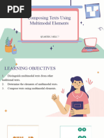 Multimodal Text Worksheet | PDF | Human Communication | Communication