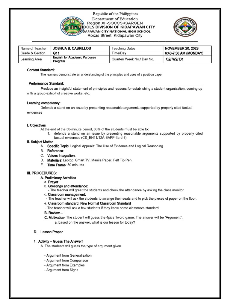 DLL Pinning 1 | PDF | Argument | Teachers