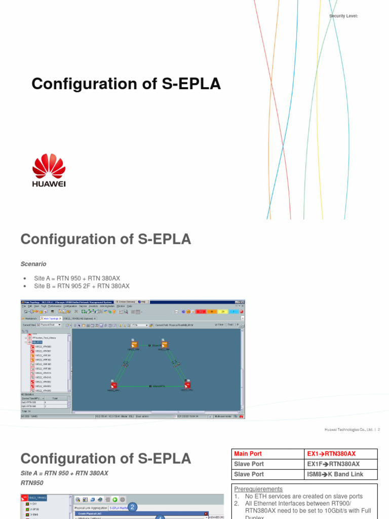 Configuration of S-EPLA 380AX | PDF | Networking Standards | Network Protocols