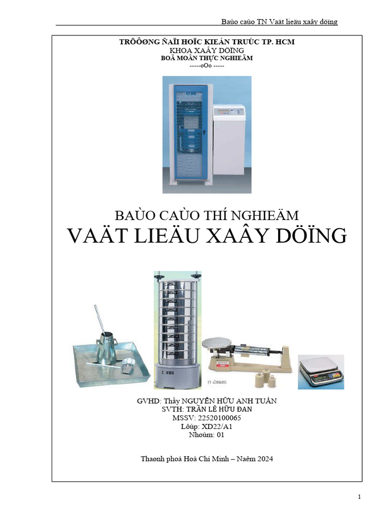 BaocaoTN-VLXD gốc | PDF
