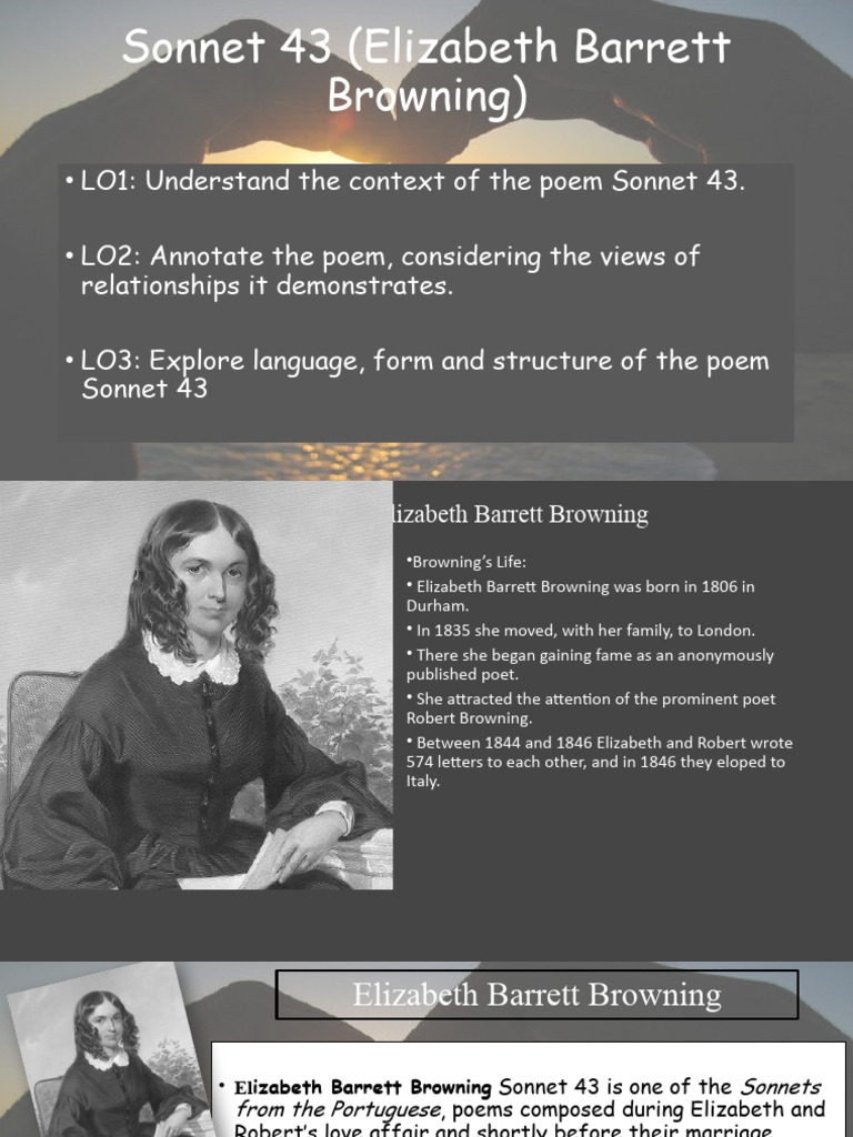 Sonnet 43 | PDF | Sonnets | Poetry