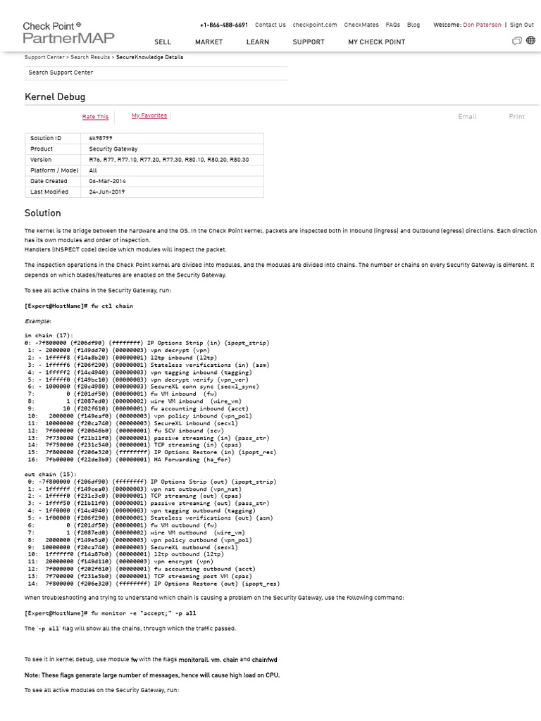 Kernel Debug | PDF | Transmission Control Protocol | Port (Computer Networking)