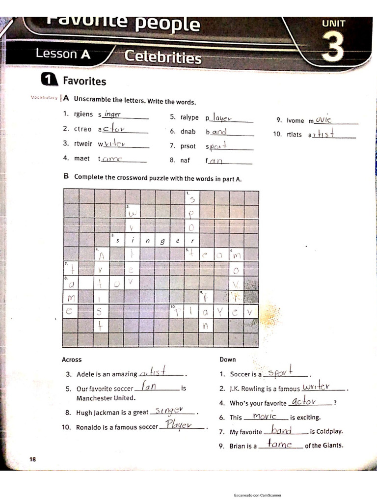 Lesson A Unit 3 | PDF