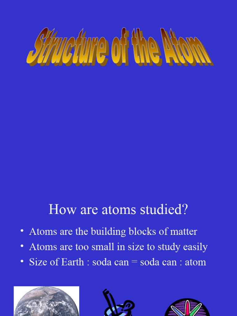 Structure Atom Pdf