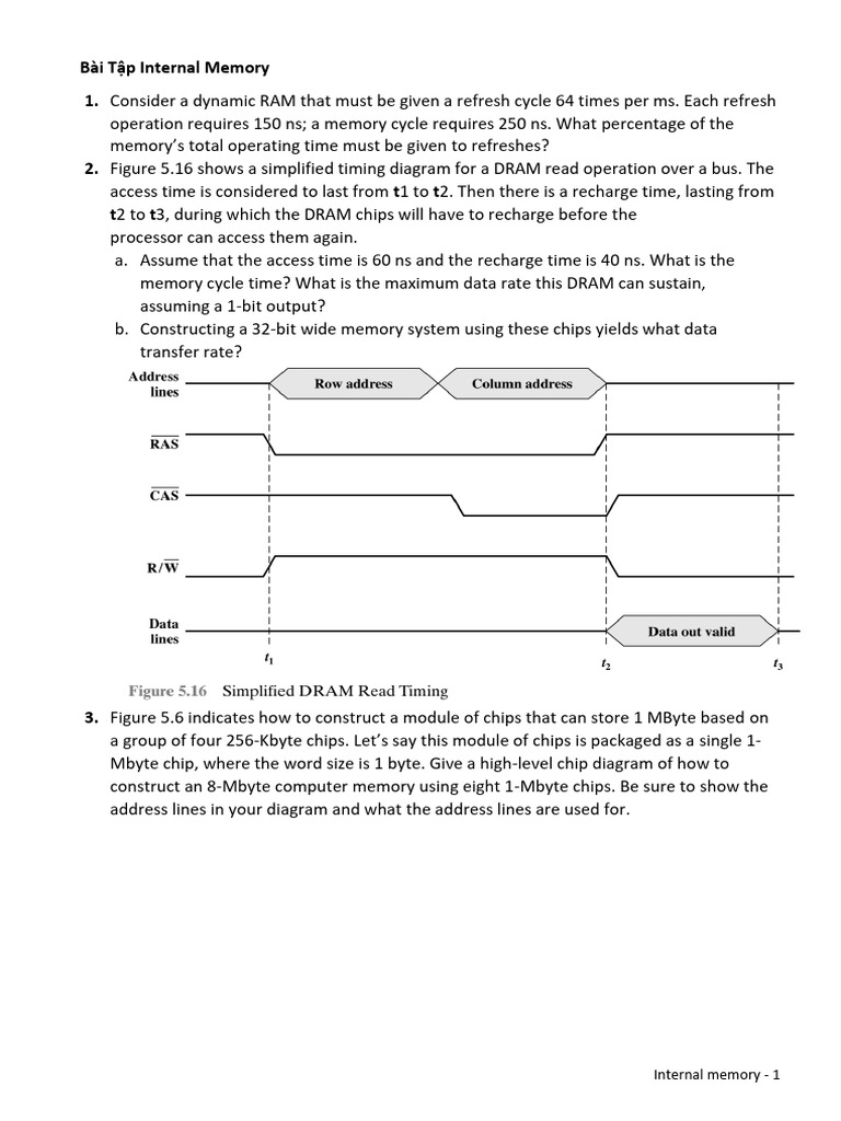 Bt Internal Memory De Pdf Dynamic Random Access Memory Random Access Memory