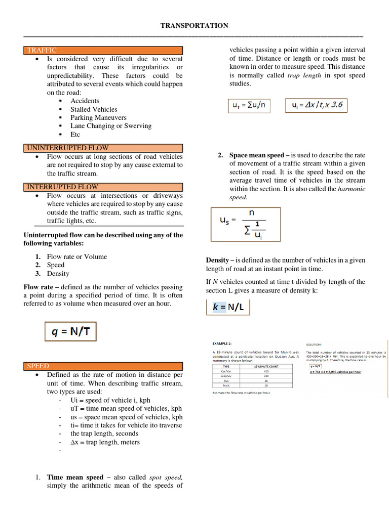 Transportation Engineering Part 2 | PDF | Traffic Collision | Traffic