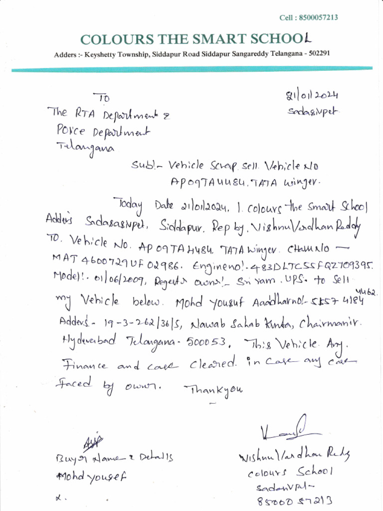 AP09TA4484 Scrap Letter | PDF