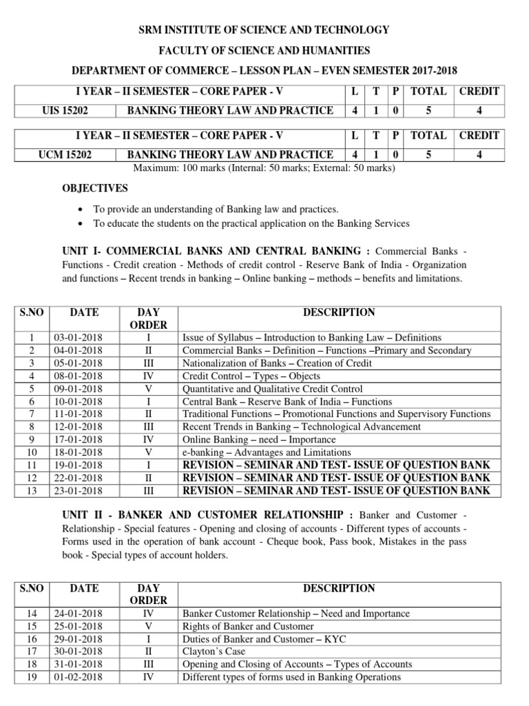 Banking Theory Law And Practice Pdf Negotiable Instrument Cheque
