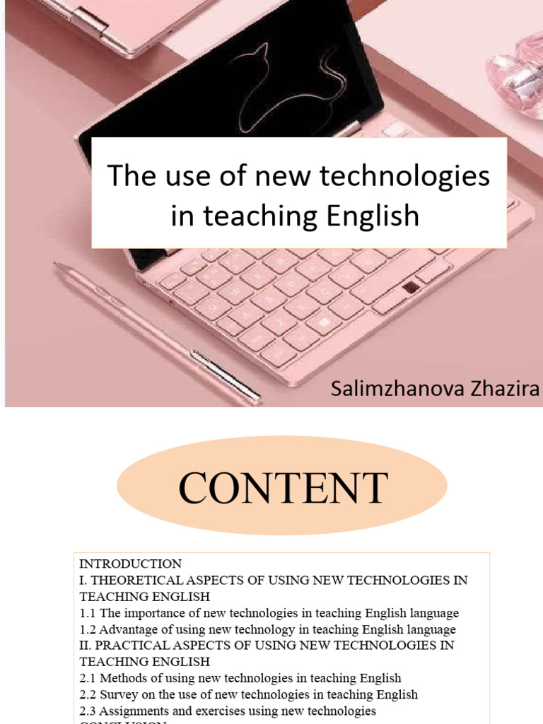 New Technologies in English Teaching | PDF | Learning | Teachers