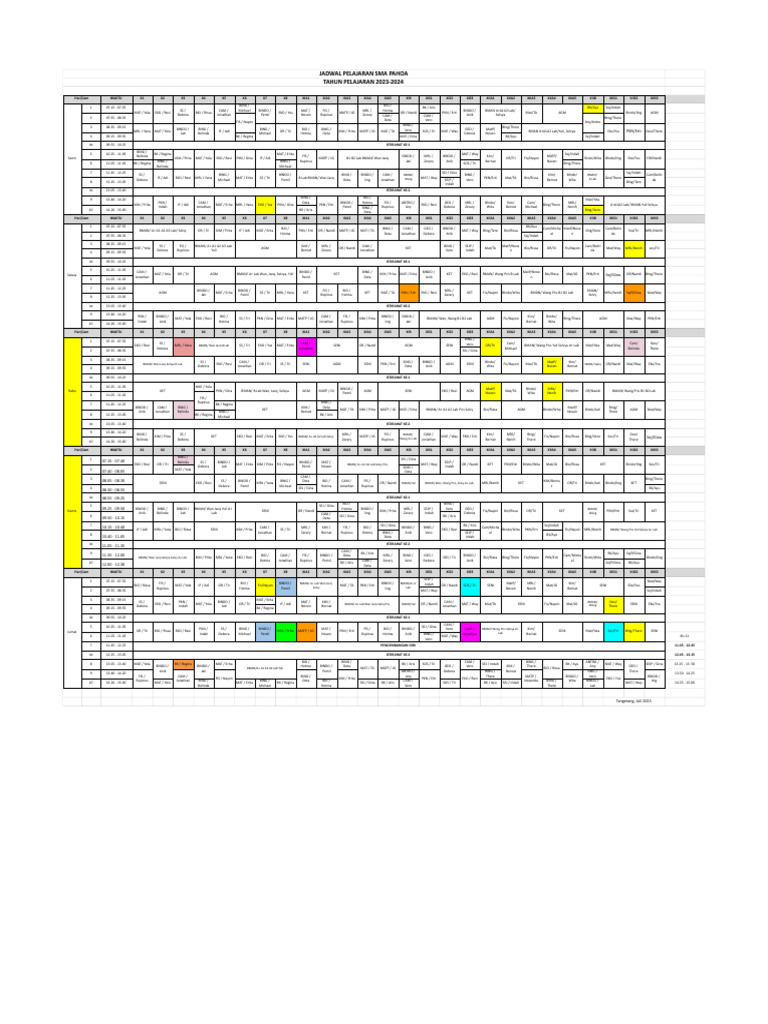 Jadwal 18-22 Sept | PDF