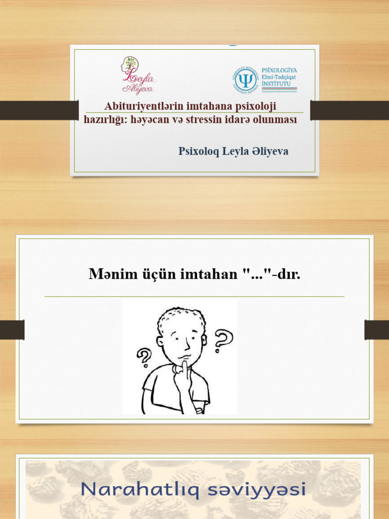 Imtahan Stressi | PDF