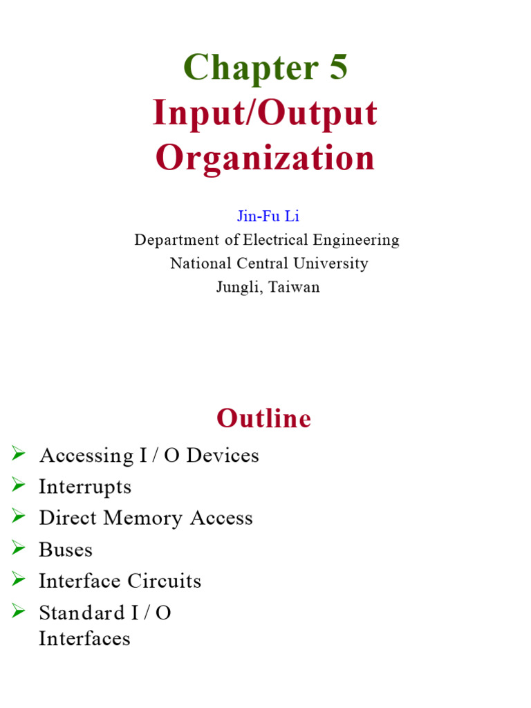 Unit 4 IO Interfacing Hamacher | Download Free PDF | Input/Output | Usb