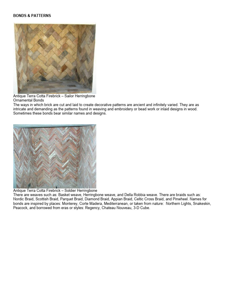 Brick Bonds | PDF | Building Materials | Building Technology