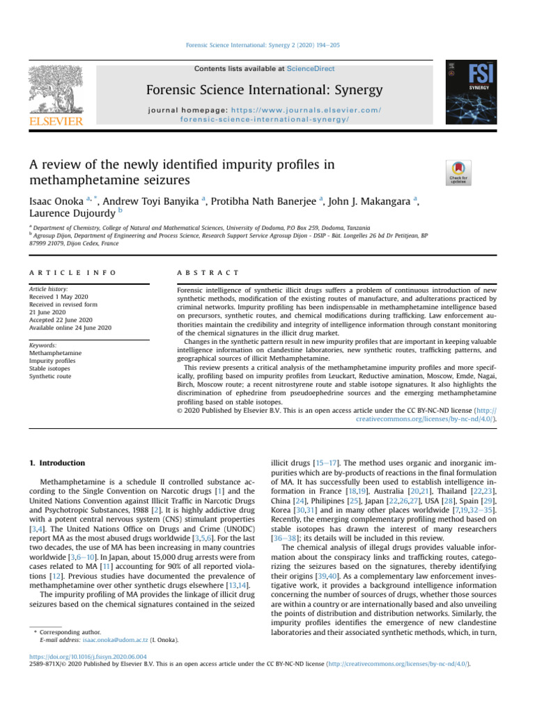 Meth Profiling | PDF | Chemical Compounds | Chemical Substances