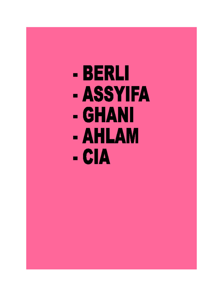 Daftar Piket Saad | PDF