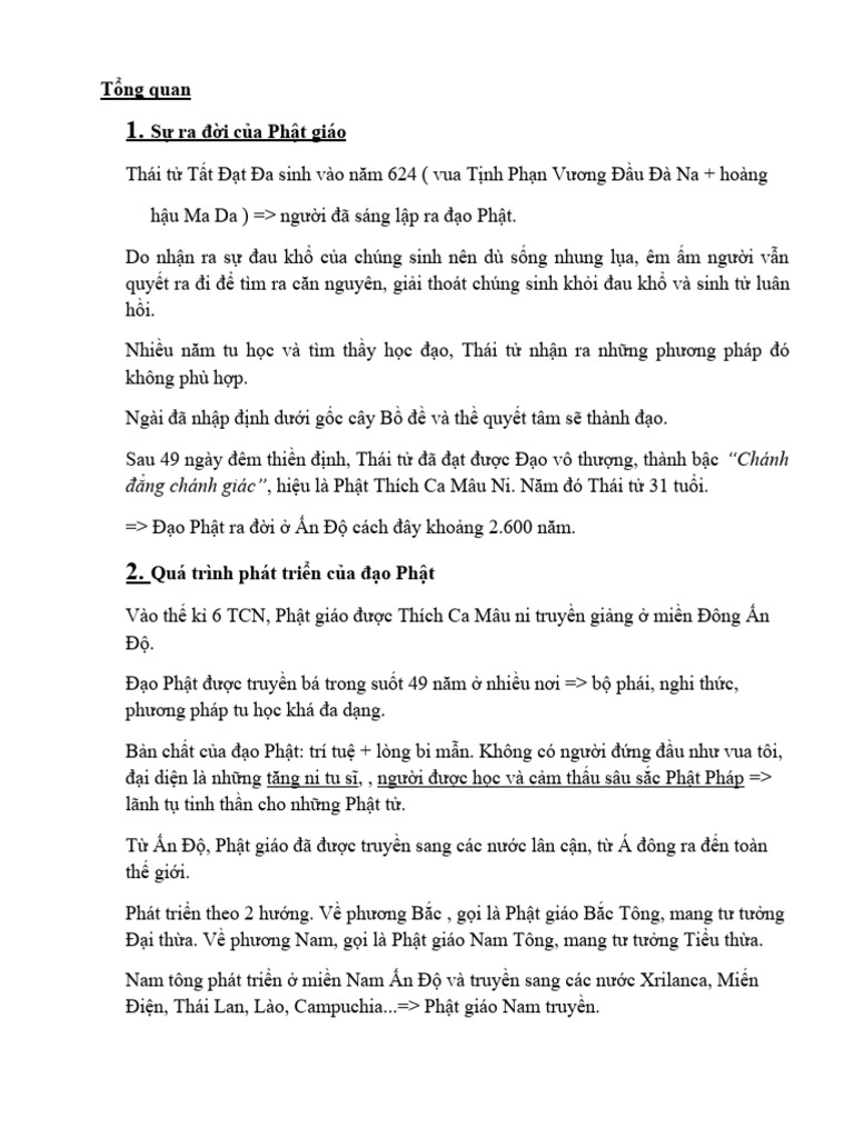 Thuyết trình Phật giáo VN | PDF