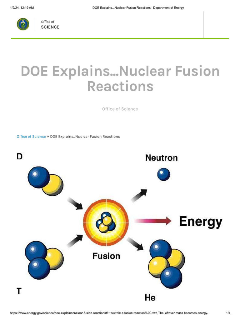 Basis of Nuclear Reacton | PDF