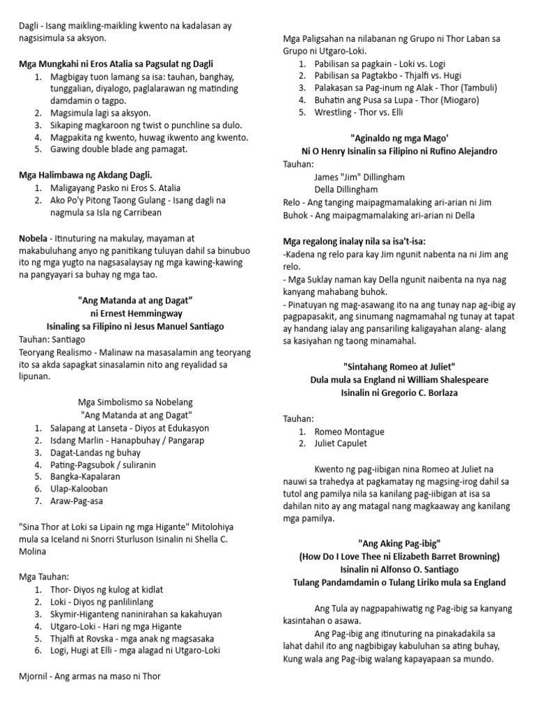 Filipino10 Q2 Compilation | PDF