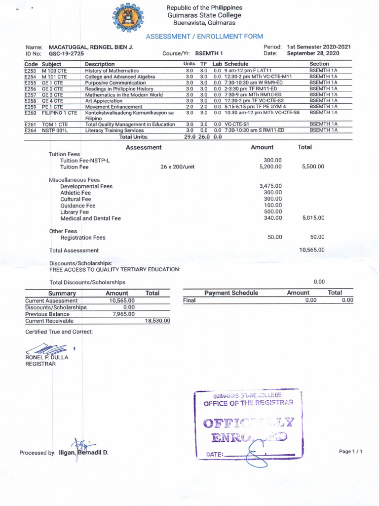 Macatuggal, Reingel Bien J. | PDF