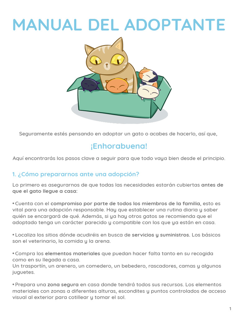 Manual Del Adoptante Mof Color | PDF