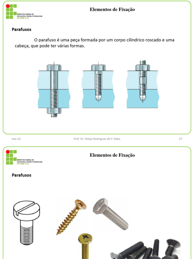 Roscas e Parafusos | PDF
