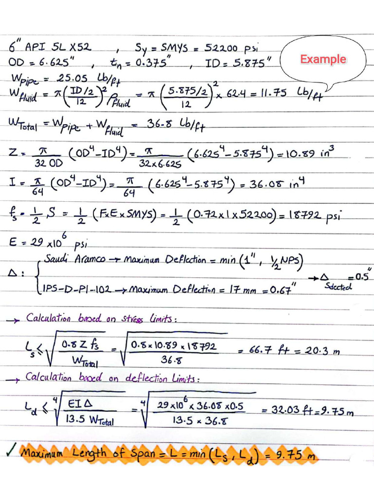 EXAMPLE: Maximum Support Spacing (Span) | PDF