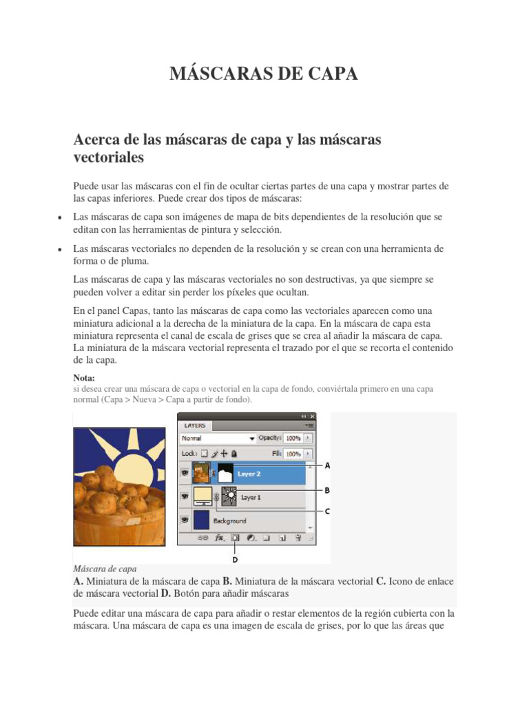 Mascaras de Capa | Descargar gratis PDF | Informática | Software