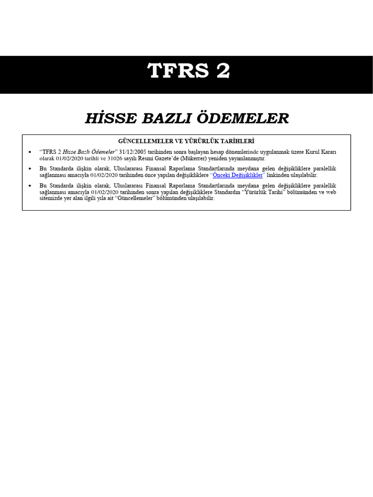 TFRS Kural 2 | PDF