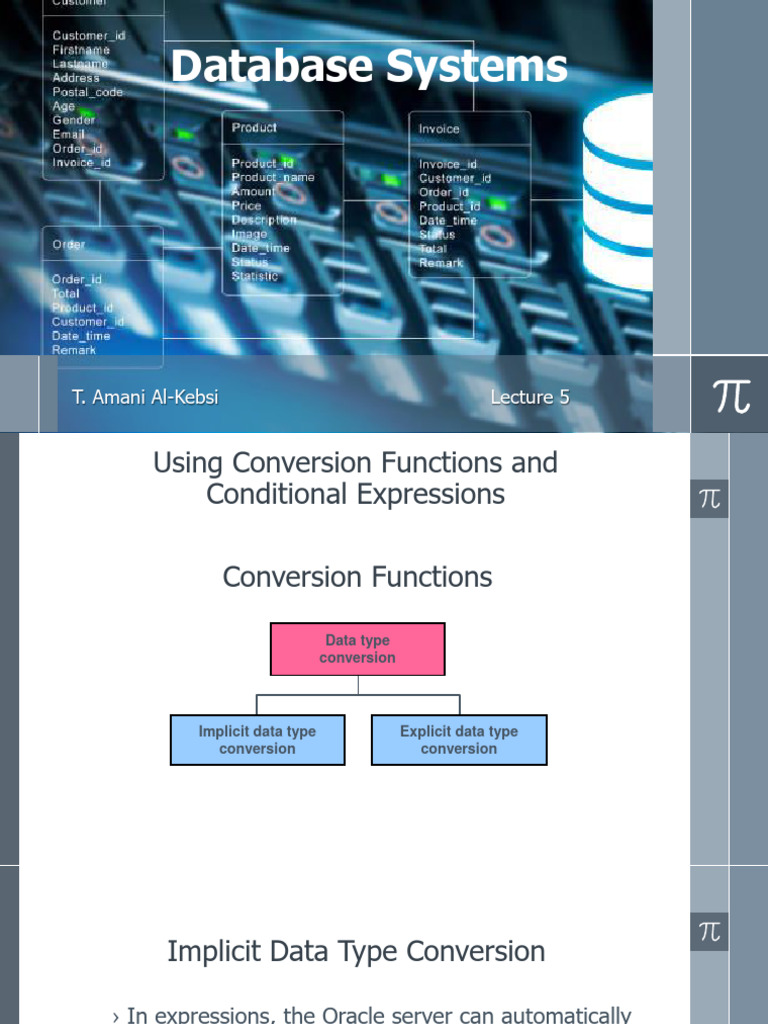 Database Systems Lecture5 Part 1 | PDF | Teaching Methods & Materials