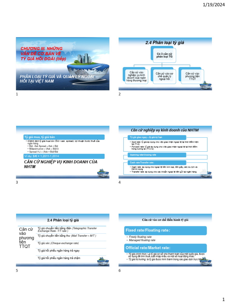 Tch412 - Phan Loai TG - TTNH | PDF