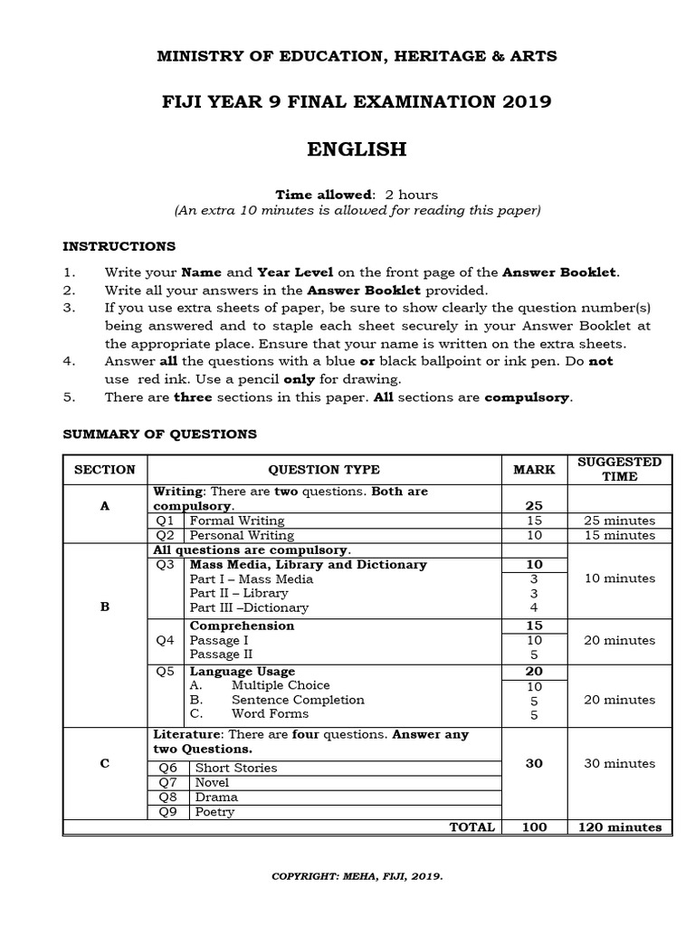 2019 FY9 FEEnglish QP | PDF | Moon | Tide