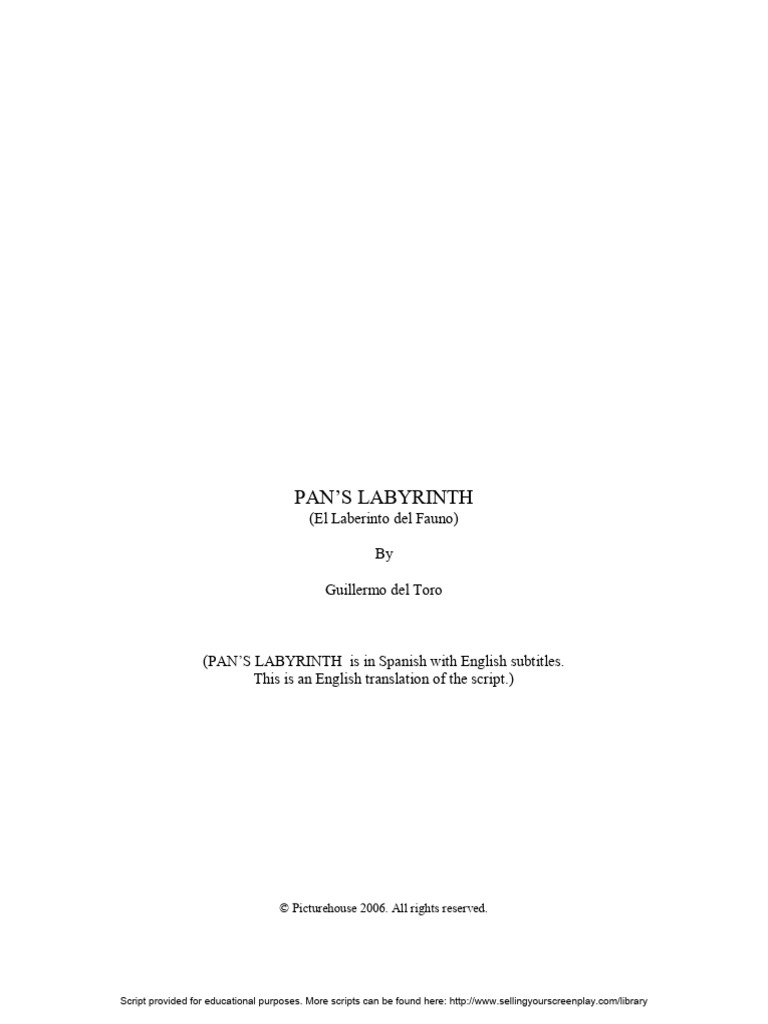 El Laberinto Del Fauno | PDF
