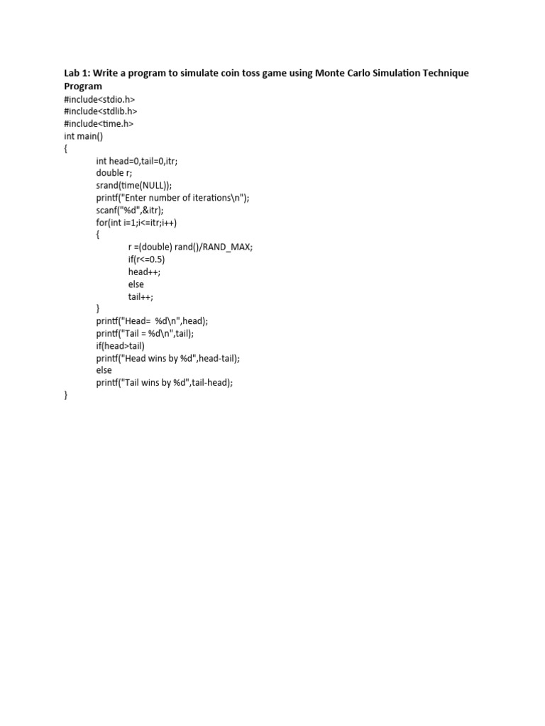 Simulation Lab Programs Pdf Computer Programming Computer Engineering 5033