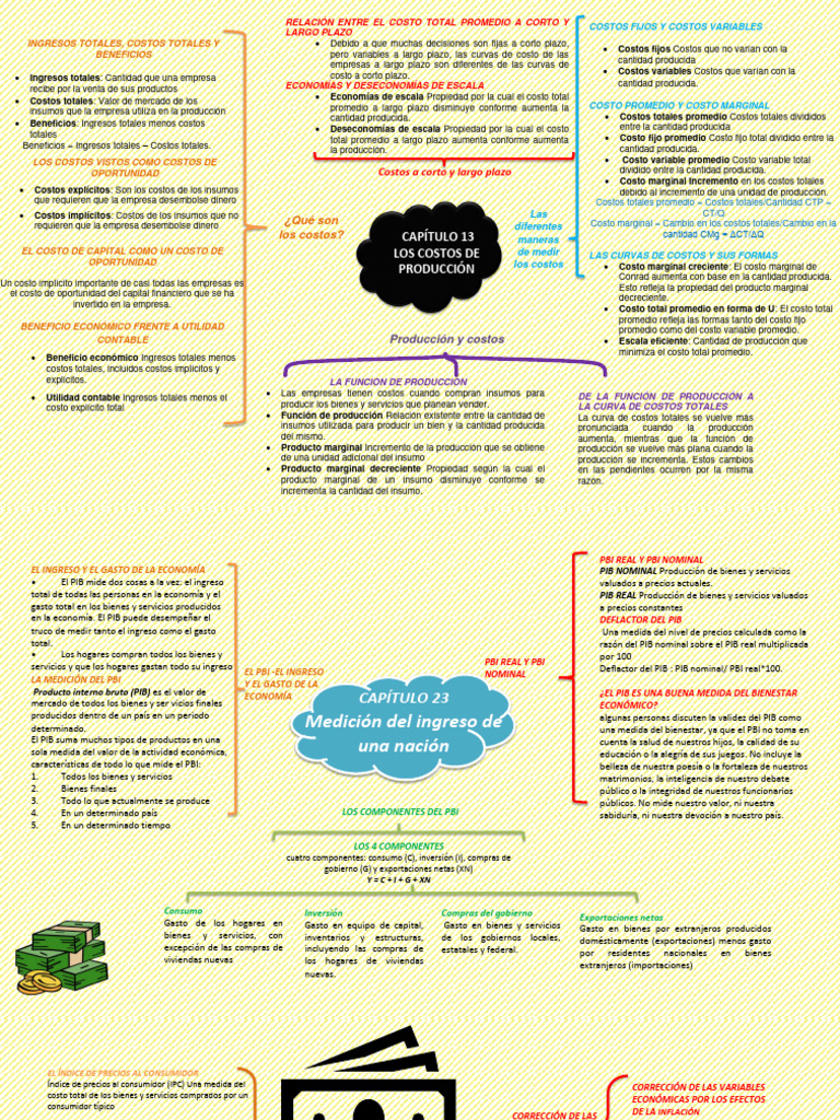 Economía: Producción y Costos | PDF | Elasticidad (economía) | Producto Interno Bruto