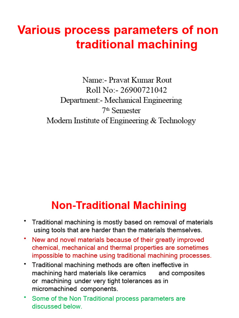 PC Me 701 | PDF | Electrochemistry | Machining