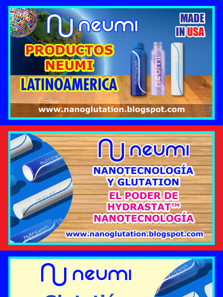 Productos Neumi Latino | PDF | Antioxidante | Glutatión