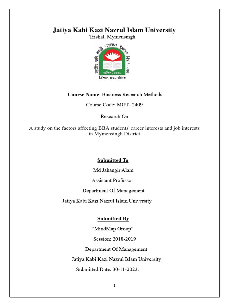 Research Mathodology Assigment Semi Final | PDF