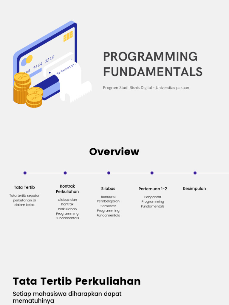 Programming Fundamentals (1-2) | PDF