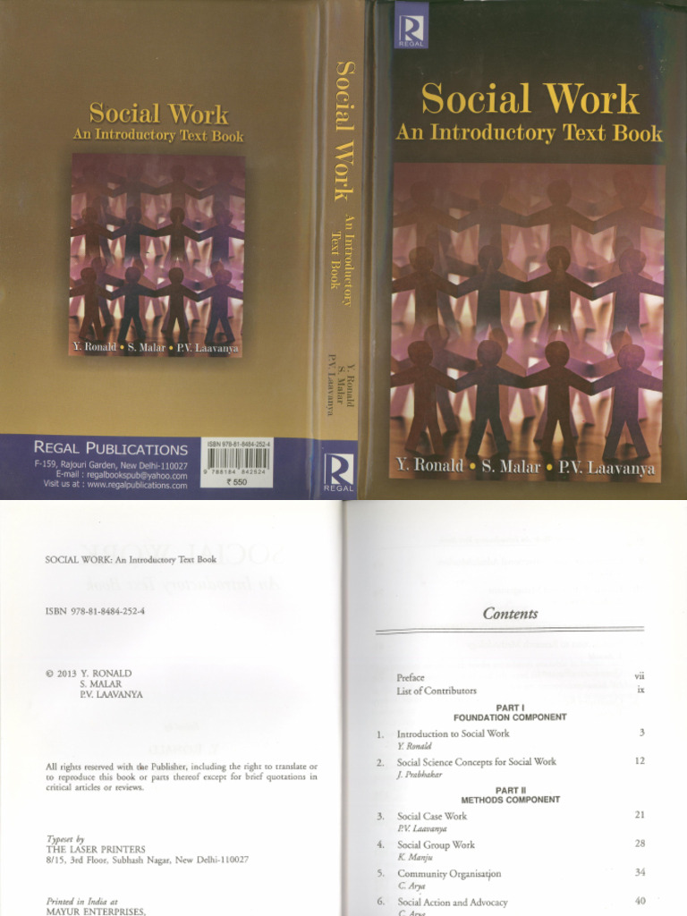 Social Work - An Introductory Text Book | PDF