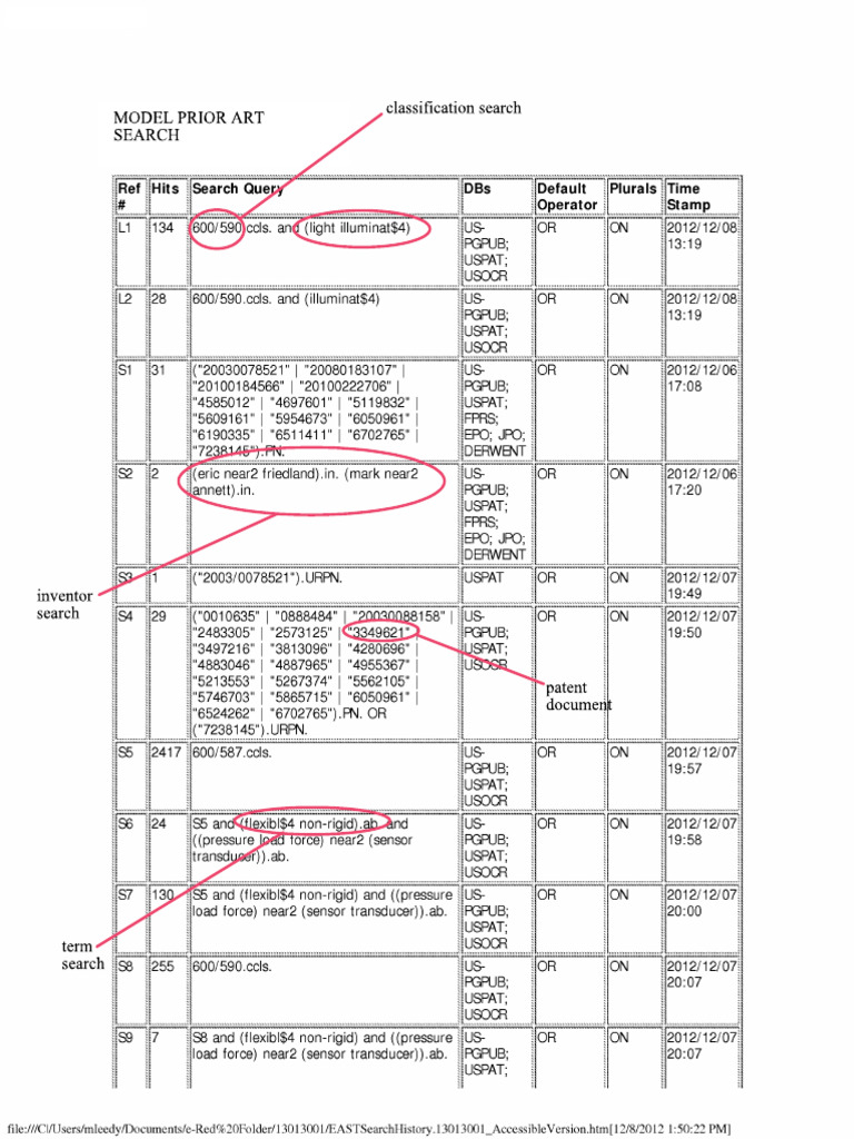 Model Prior Art Search | PDF