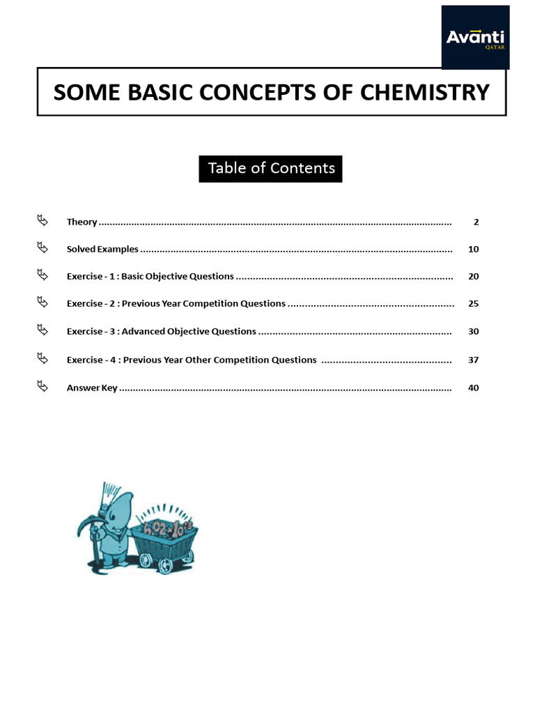 Some Basic Concept of Chemistry Ques | PDF | Stoichiometry | Mole (Unit)