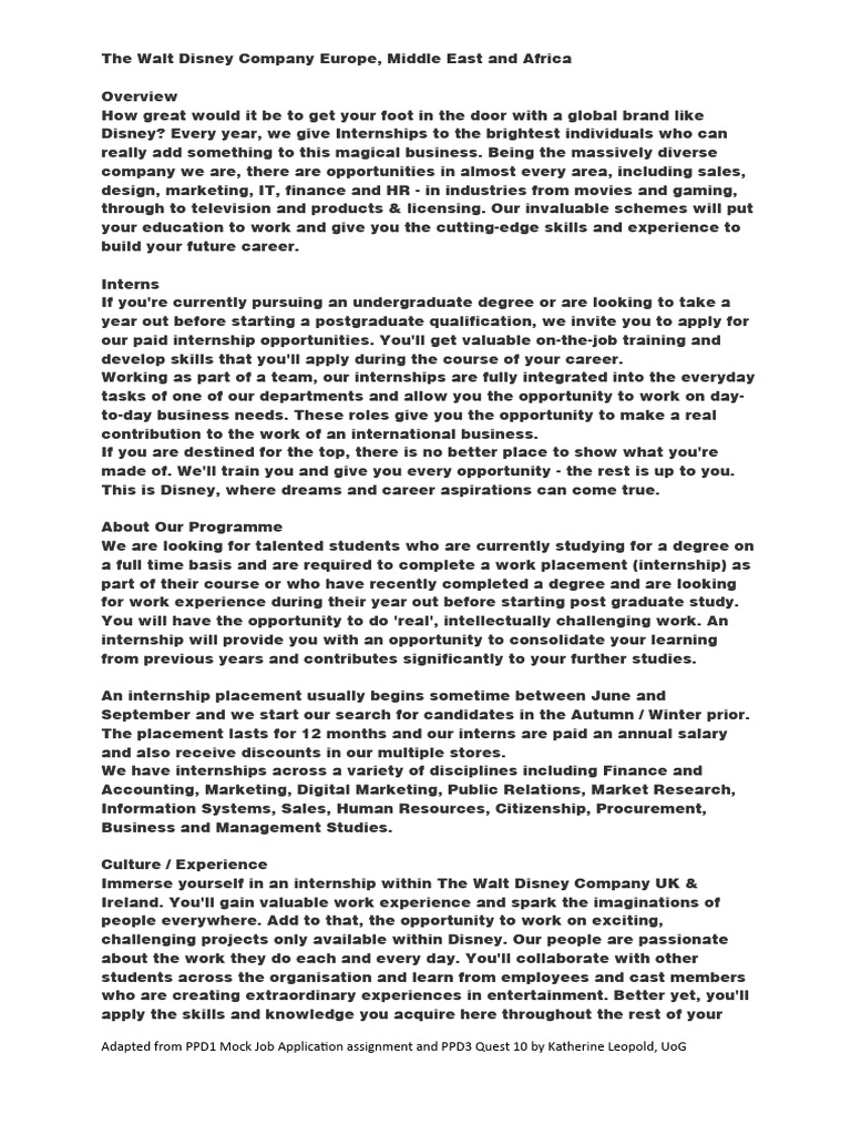 Job Application Form | PDF | Internship | Job Hunting