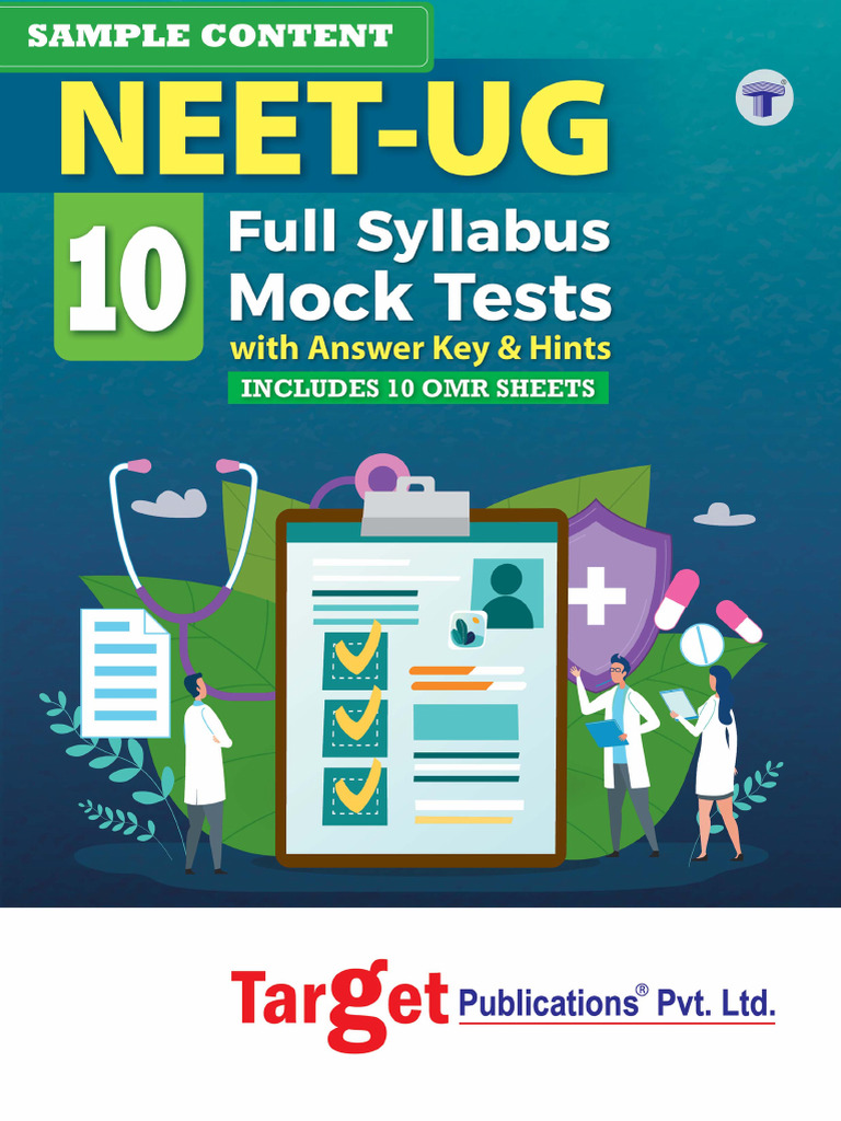 Sample PDF of Neet Ug 10 Full Syllabus Mock Test Book Sample Content ...